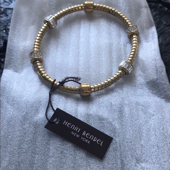 henri bendel | Jewelry | Henri Bendel Gold Tone Rondell Petite Bracelet ...